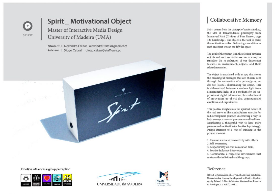Spirit: Motivational Object - Distributed Design Platform